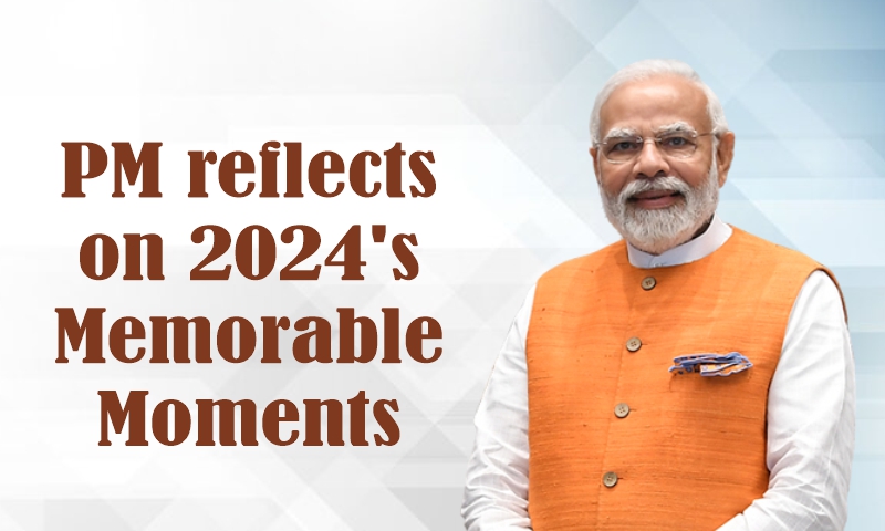 PM reflects on 2024’s Memorable Moments | Prime Minister of India