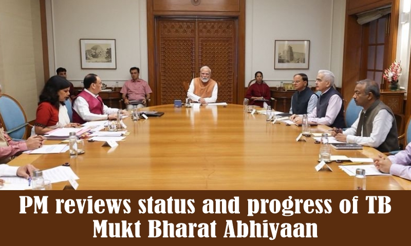 PM reviews status and progress of TB Mukt Bharat Abhiyaan | Prime ...