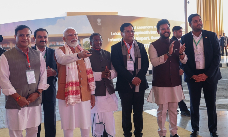PM inaugurates New Terminal Building of Lokapriya Gopinath Bardoloi ...