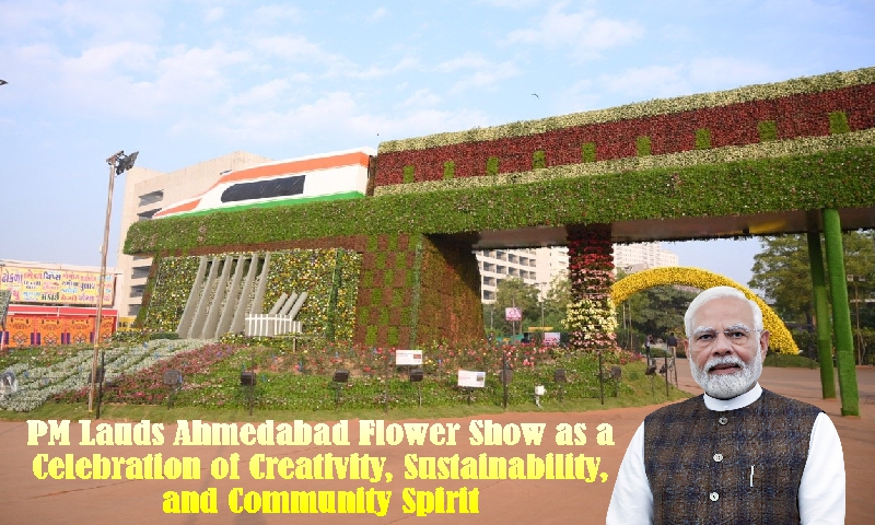 PM Lauds Ahmedabad Flower Show as a Celebration of Creativity ...