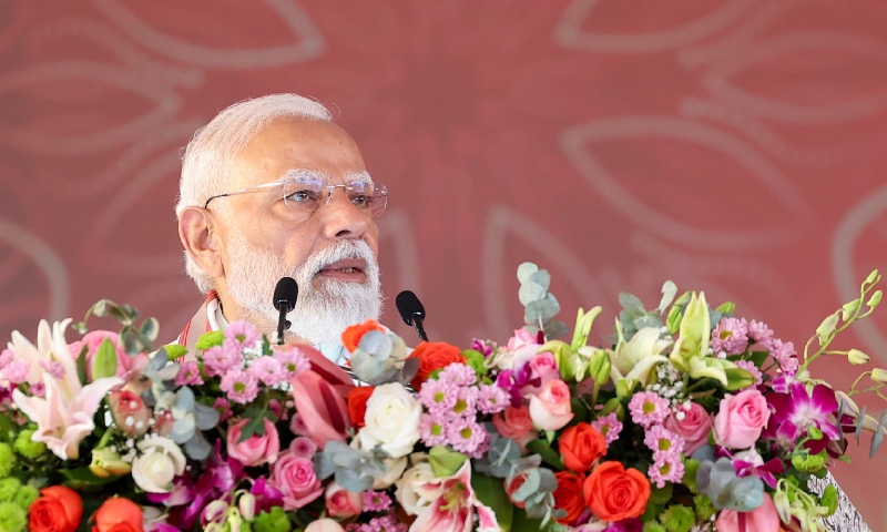 PM’s address during the launch of various development projects in ...