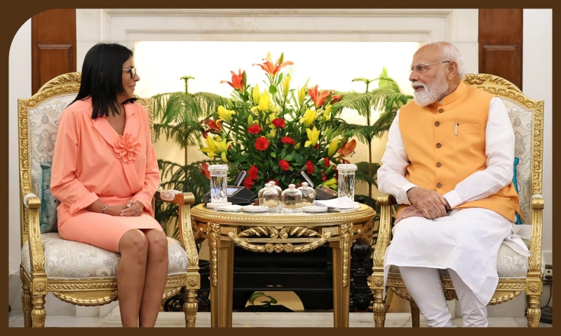 Acting President of Venezuela meets PM | Prime Minister of India